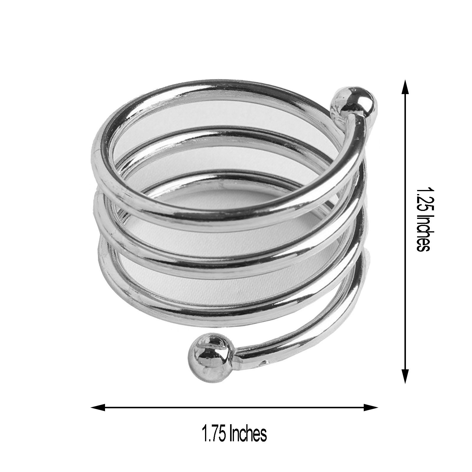 Aluminum NAPKINS Rings Wedding Party Kitchen Catering Banquet Dinner ...