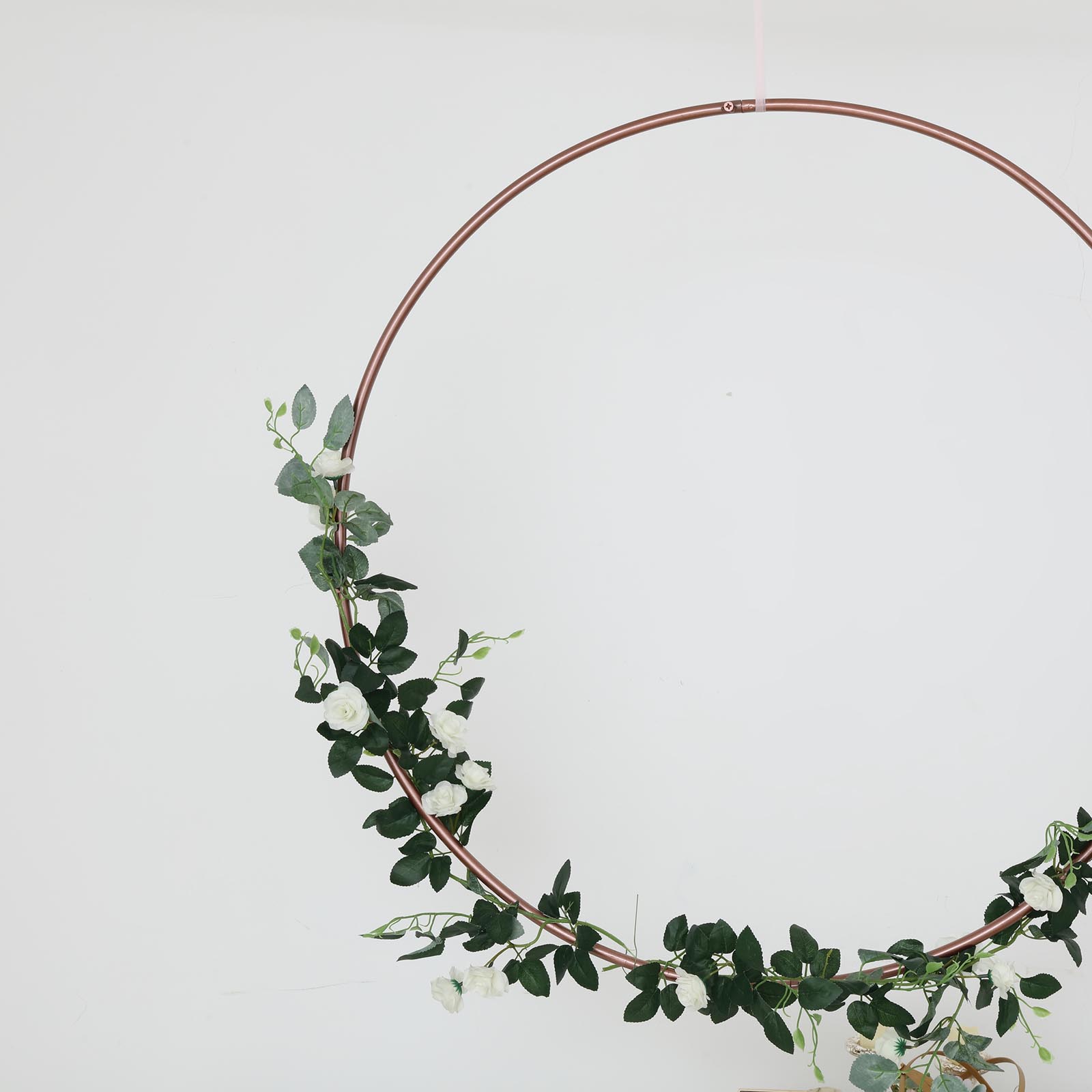36-Inch wide Metal Round Hoop Hanging Wreath Ring Wedding Party ...