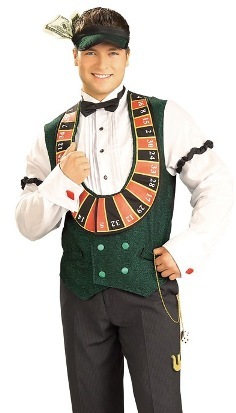 NEW Las Vegas High Roller Card Dealer Gambler Costume | eBay