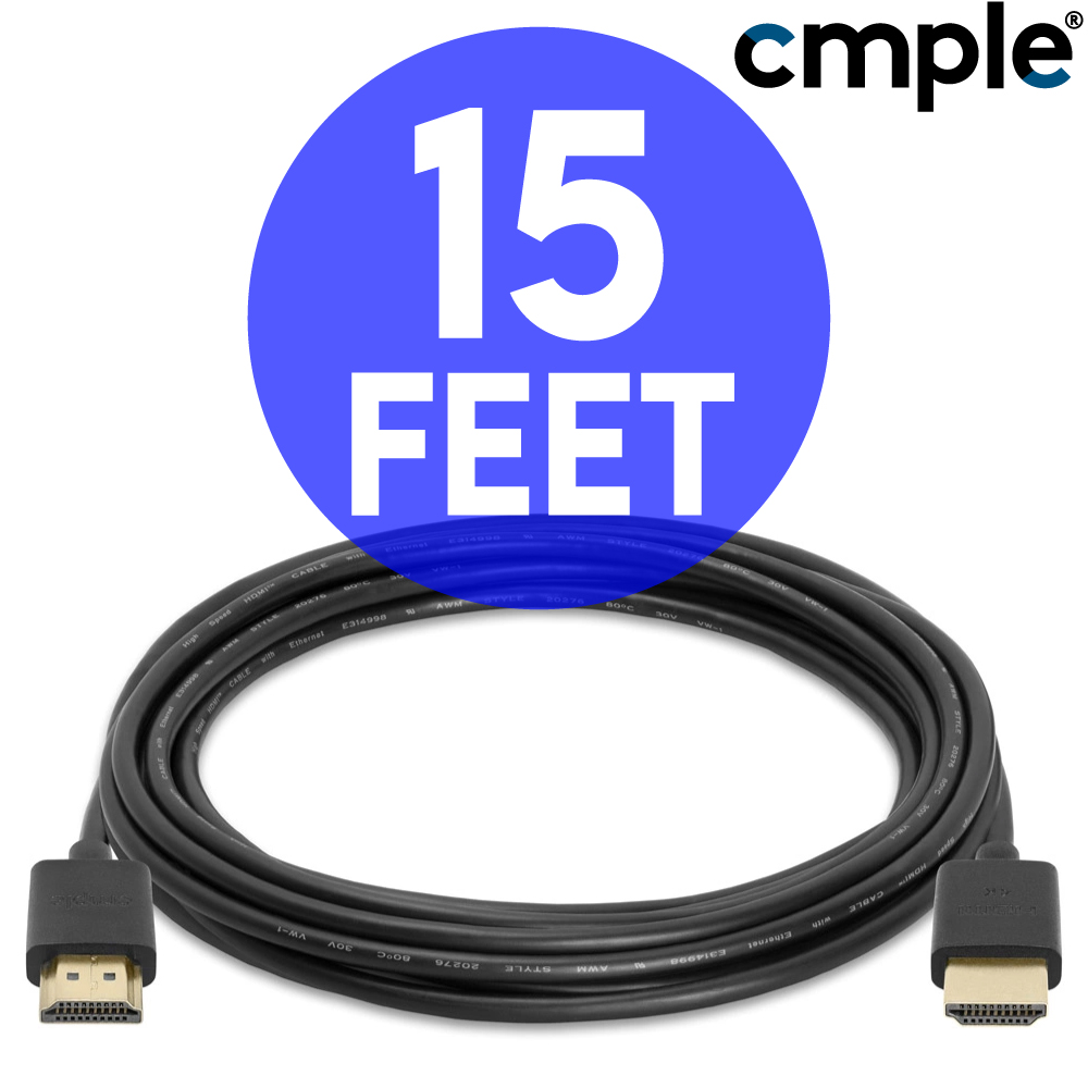 HDMI Cable Ultra Slim HDMI Cord 4K 2K 2.0 HDTV PC Laptop Monitor Cable ...