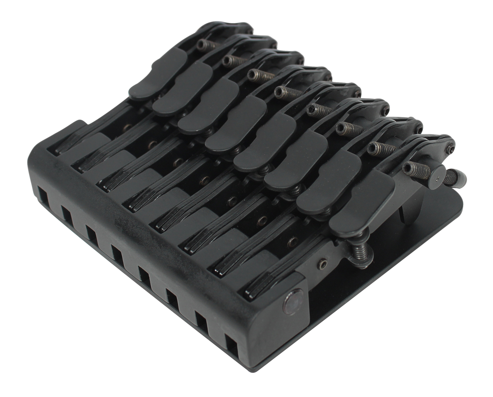 Hipshot Trilogy TMB4-8 String Bridge for Lap Steel Guitar, Black 604800 ...