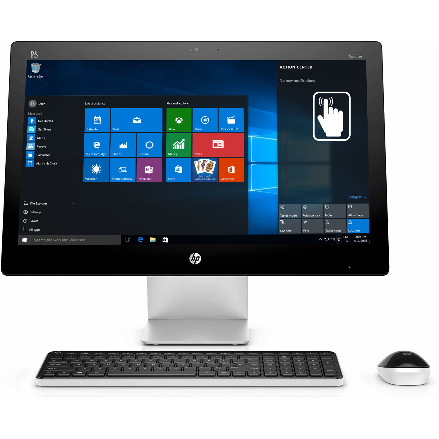 HP Pavilion 23" Touch 1080p All-in-One PC Intel i3-4 3.2GHz 6GB 1TB ...