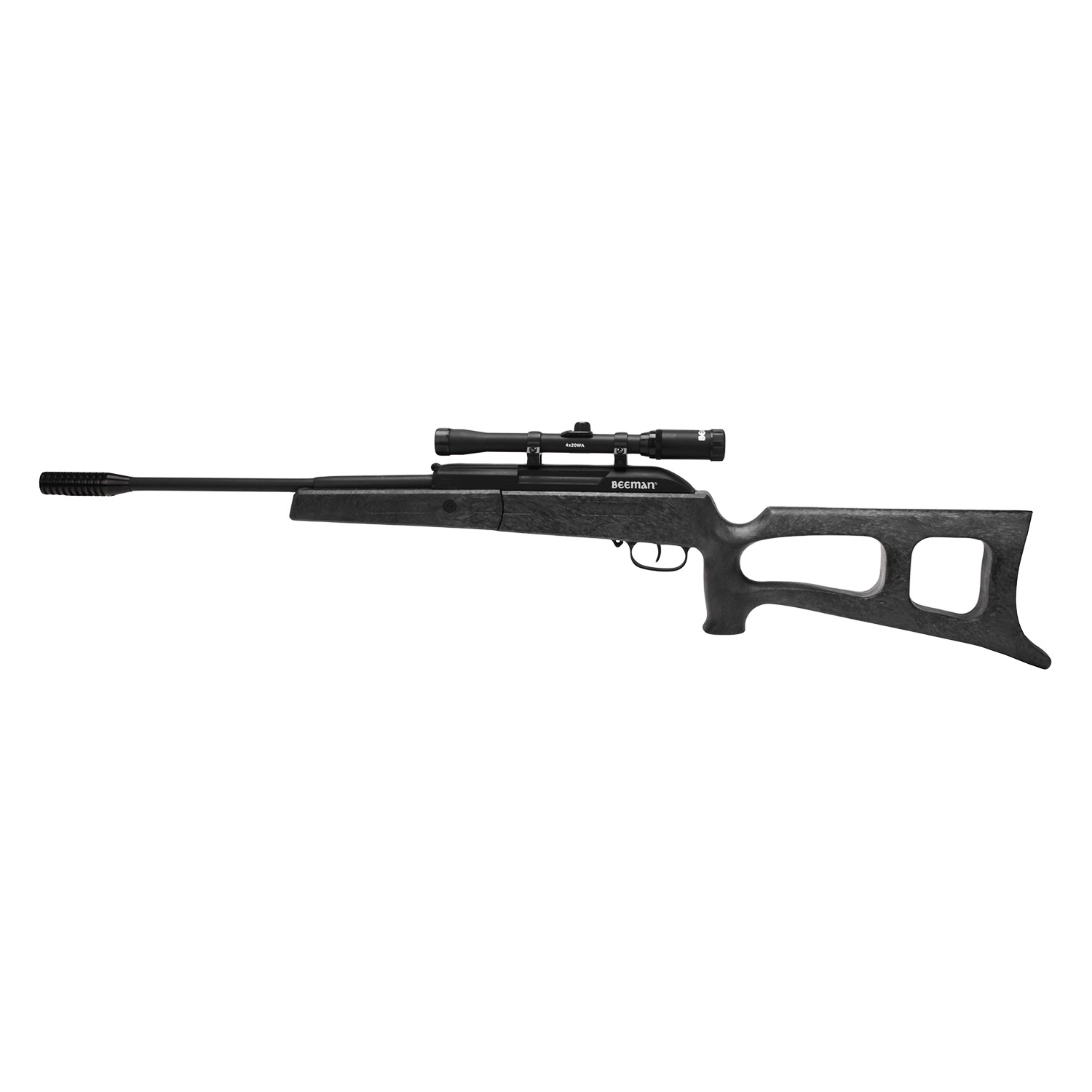 Beeman 1787F Rebel .177 Caliber 480fps Air Pellet Rifle w/ 4x20 Scope ...
