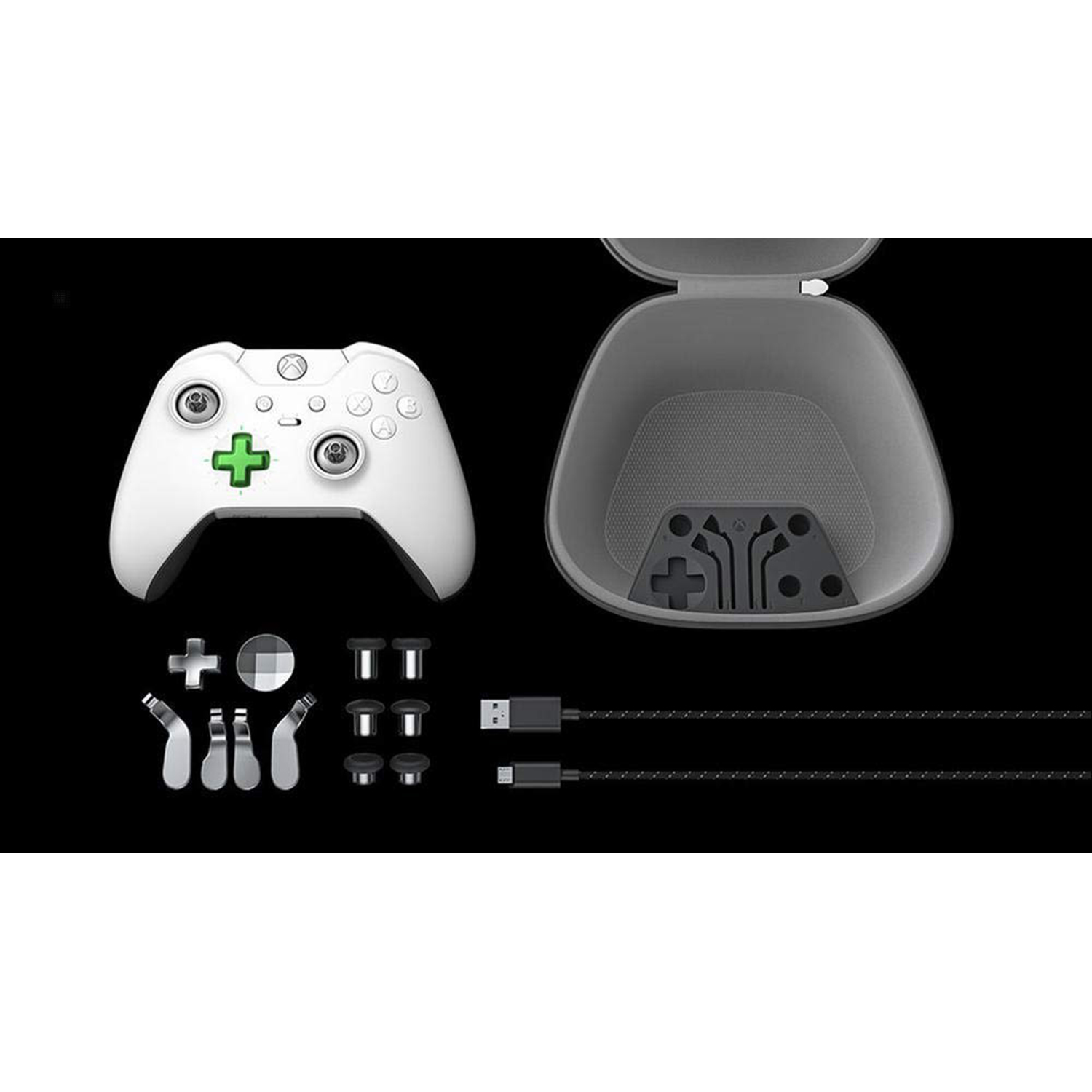 Microsoft Xbox One Elite Wireless Controller - Platinum White ...