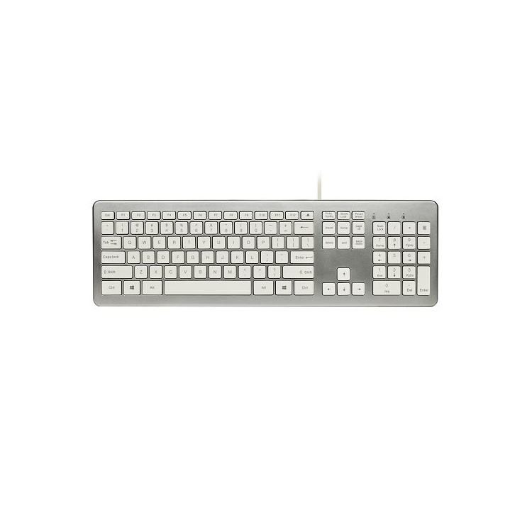 Generic LK-7306-PB 105-Key Full-Size USB Wired Brushed Aluminum ...