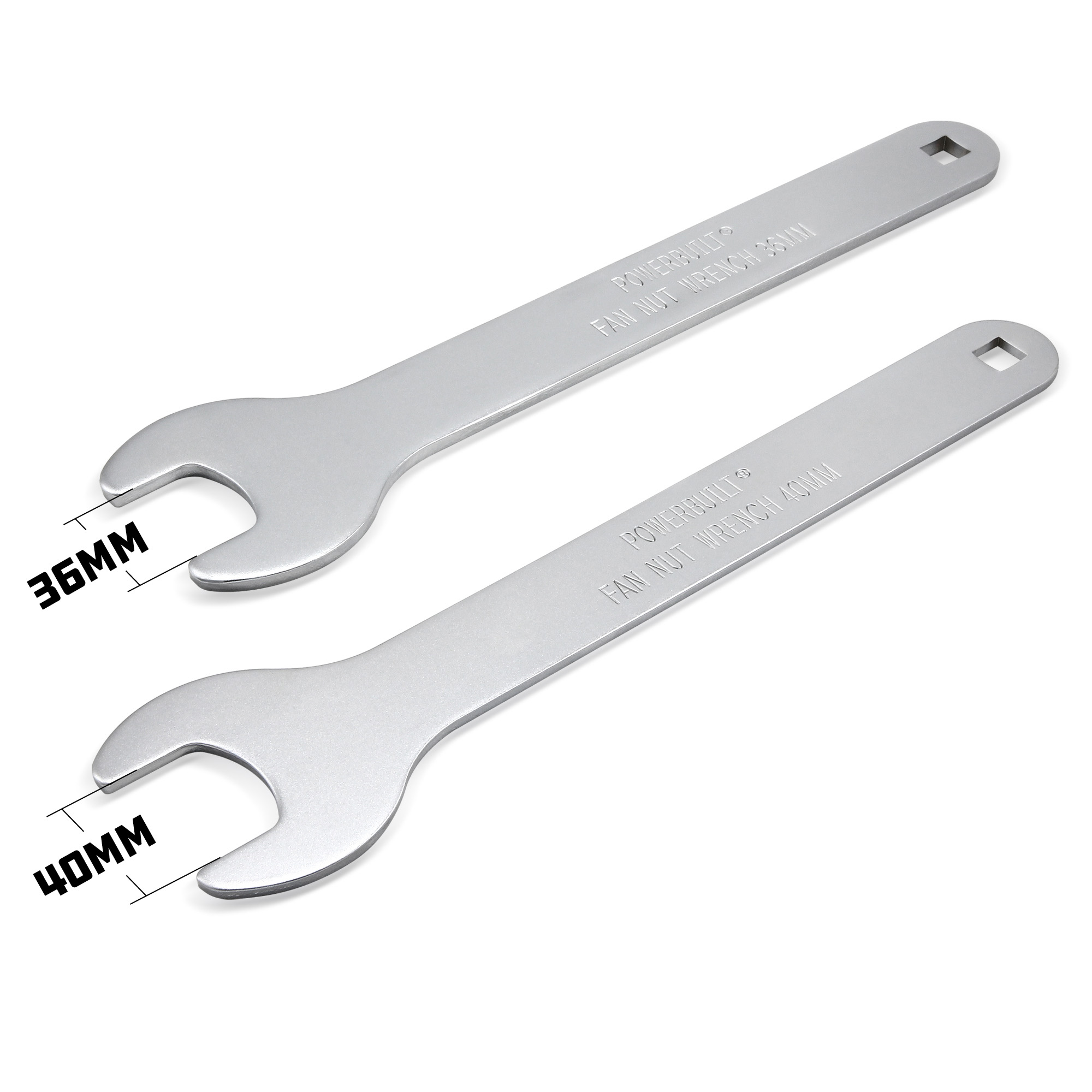 Powerbuilt Fan Clutch Wrench Set Includes 36mm and 40mm Sizes - 940395 ...