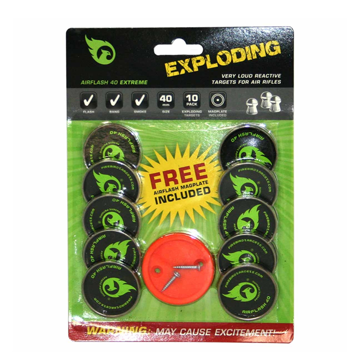 Firebird Exploding Reactive Targets Clay Pigeon Air Rifle Shotgun Sniper