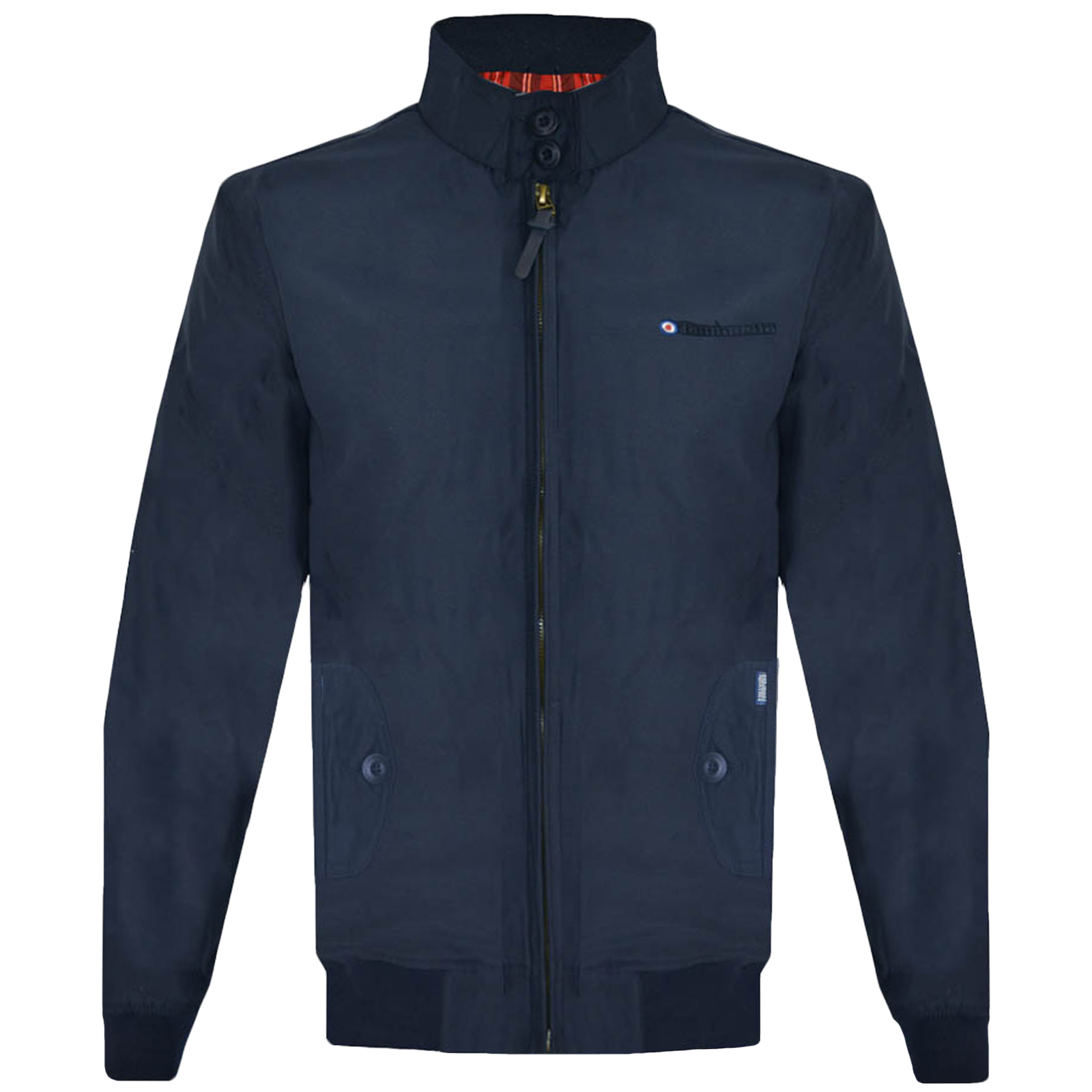 Lambretta Mens Target Logo Shower Resistant Casual Retro Harrington ...