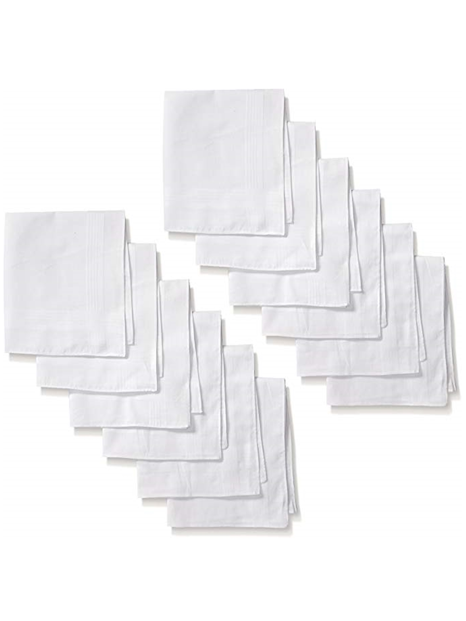 Men's White Cotton Soft Finish Handkerchiefs | eBay