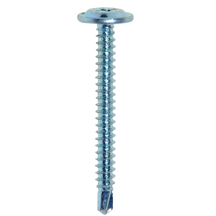 #10 X 3/4" Wafer Head Self Drilling Screws Zinc #2 Phil. (500 Pcs) | eBay