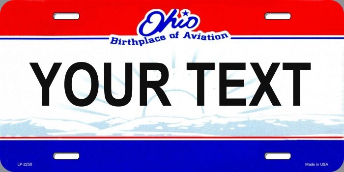 Personalized Ohio Custom Aluminum Novelty State License Plate Tag | eBay