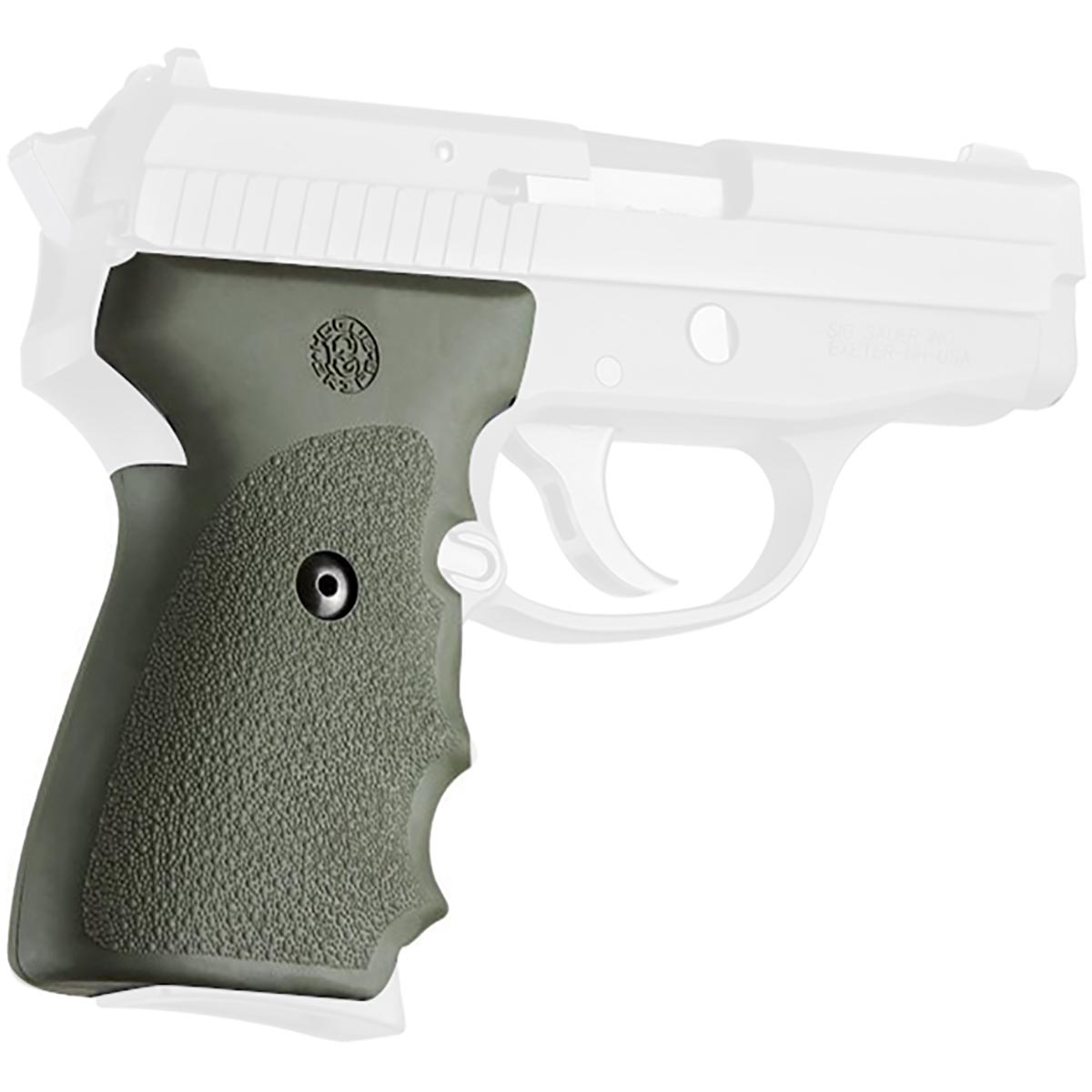 Hogue 31001 OD Green Rubber OverMold for Sig Sauer P239 Pistol Grip for ...