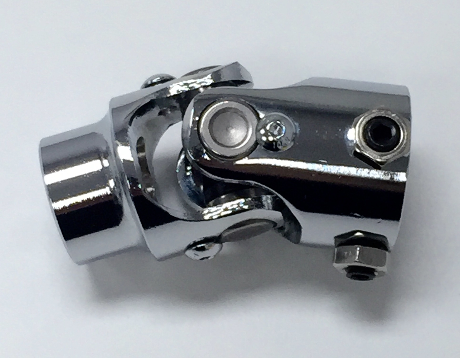 Reversed Corvair Chrome Steering Box 20:1 Ratio w/ U-Joint - T-Bucket ...