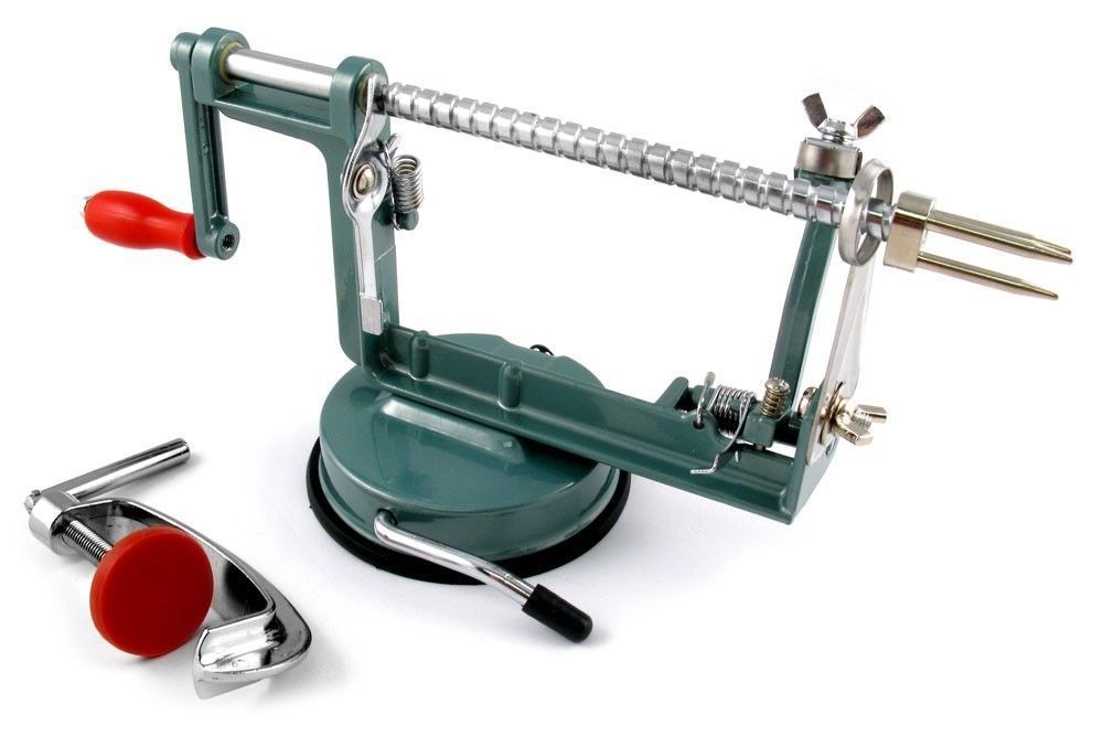 Norpro Apple Potato Peeler, Corer, And Slicer Slinky Machine Steel ...