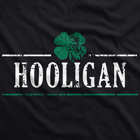 Mens Irish Clover Hooligan T Shirt Funny Saint Patricks Day Lucky Irish ...