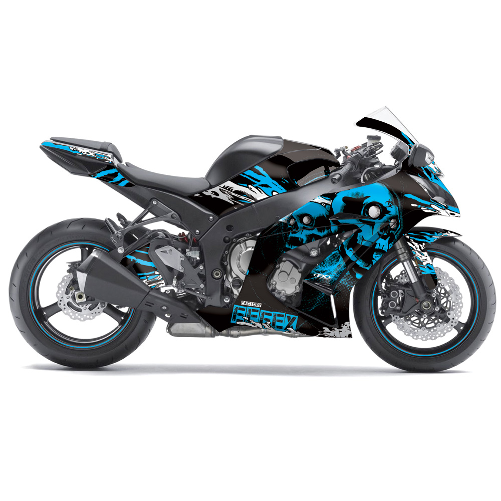 Blue Kawasaki Ninja 300