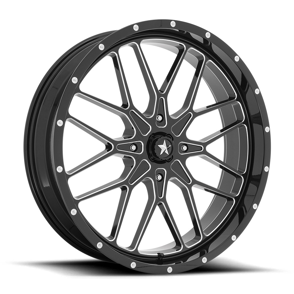 MSA M45 PORTAL 22 UTV Wheels Rims Milled Commander Maverick 1 844 00
