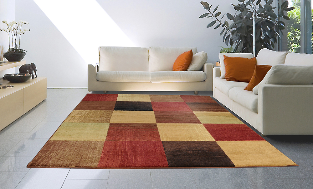 Modern Casual 8x11 Area Rug Large Contemporary Carpet - Actual 7'10" x ...