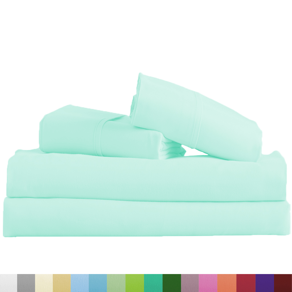 Supreme Super Soft 4 Piece Bed Sheet Set Deep Pocket Bedding - All ...