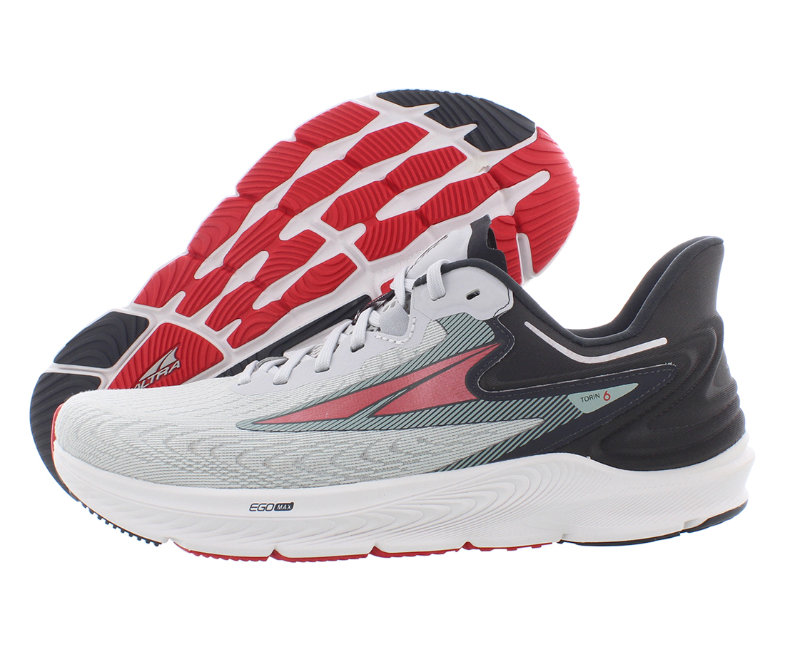 Altra Torin 6 EgoMax Men’s Running Shoes Gray/Red AL0A7R6T264 Size 10.5 ...