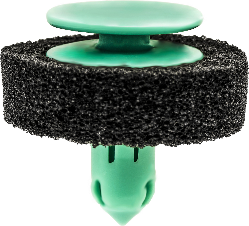 10 GM Trim Panel Clips With Sealant Green LeSabre