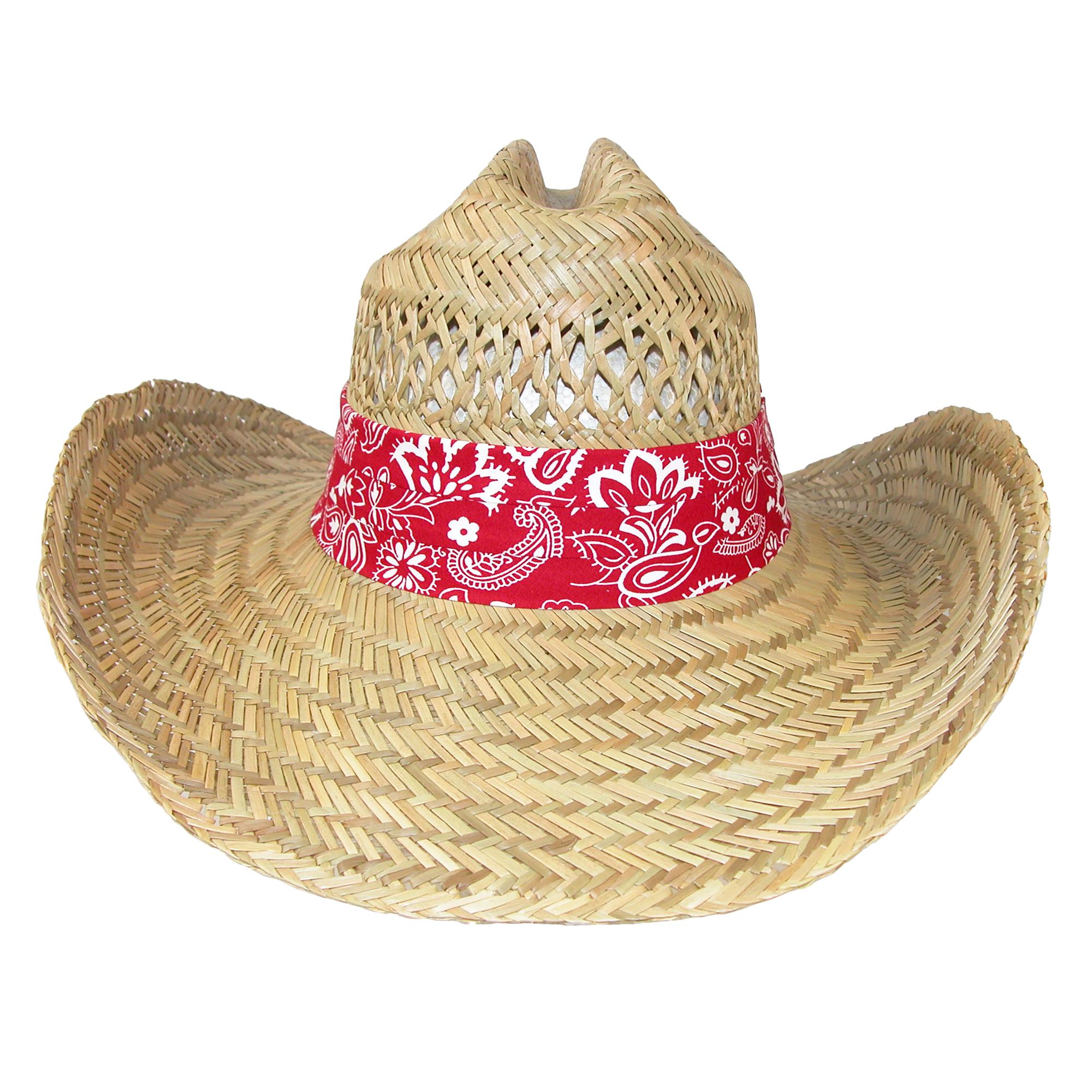 New Broner Men's Howdy Doody Western Cowboy Hat with Paisley Hatband | eBay