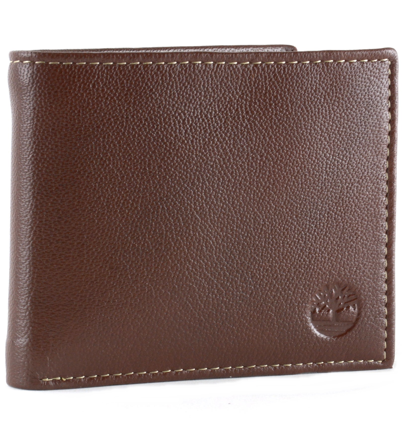 Timberland+Passcase+Genuine+Leather+Wallet+Color+Tan+%2F+Brown for sale ...