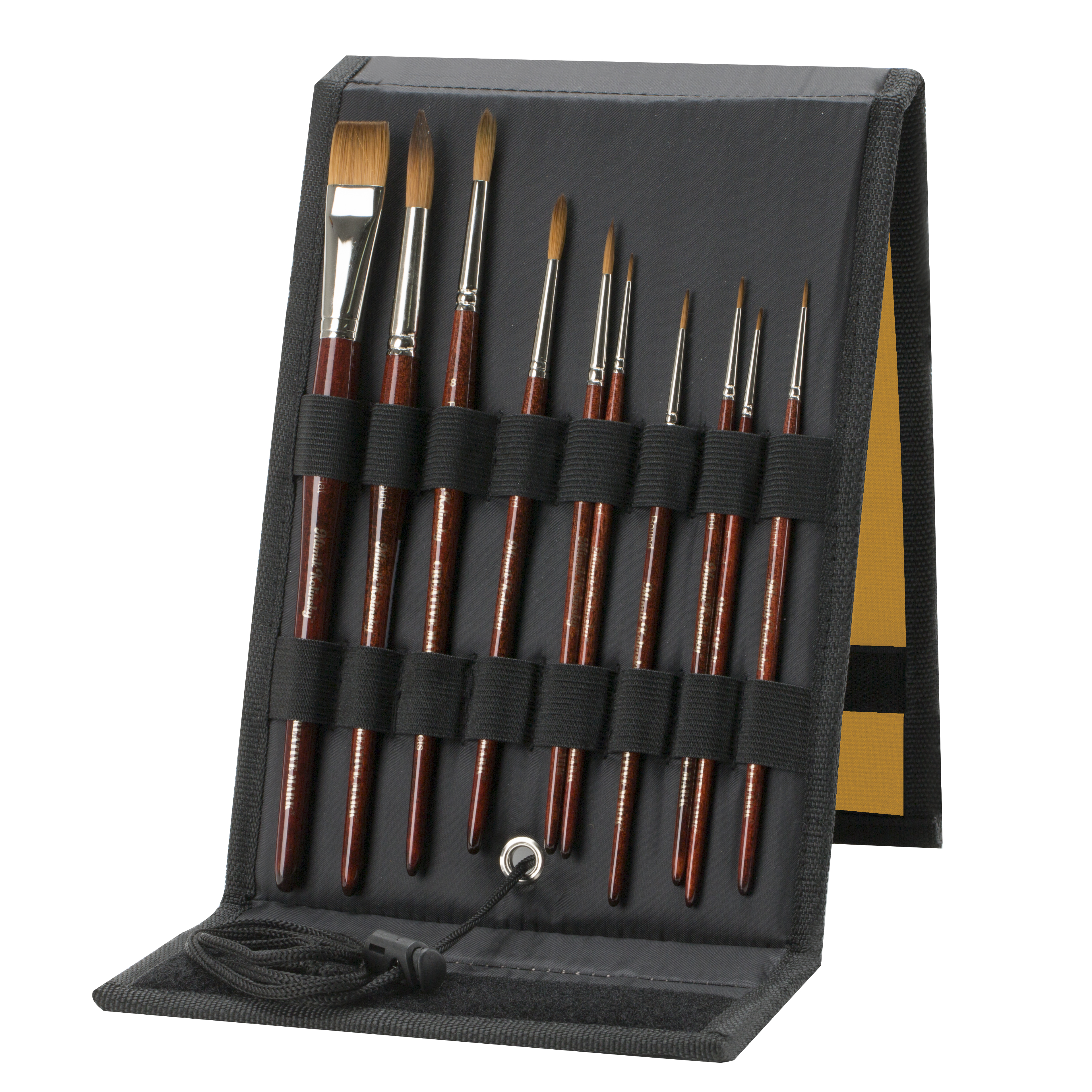 Rockwell Artist Brush Easel Storage Case Small Golden Yellow for sale ...