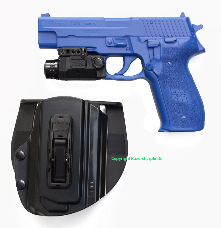 Viridian X5L-R Red Laser Sight / Light + TacLoc Holster Sig Sauer P220 ...