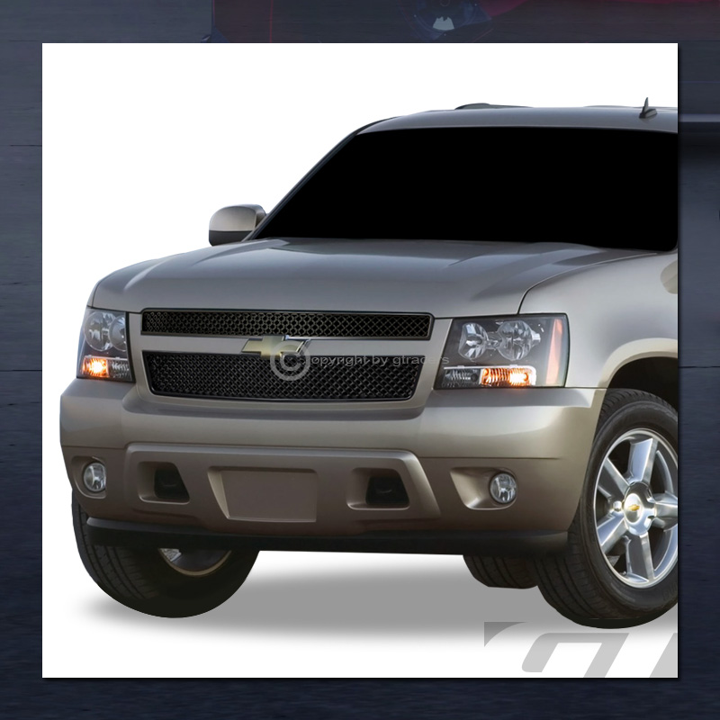 *Matte Blk For 2007-2014 Tahoe/Suburban/Avalanche Mesh Front Bumper ...