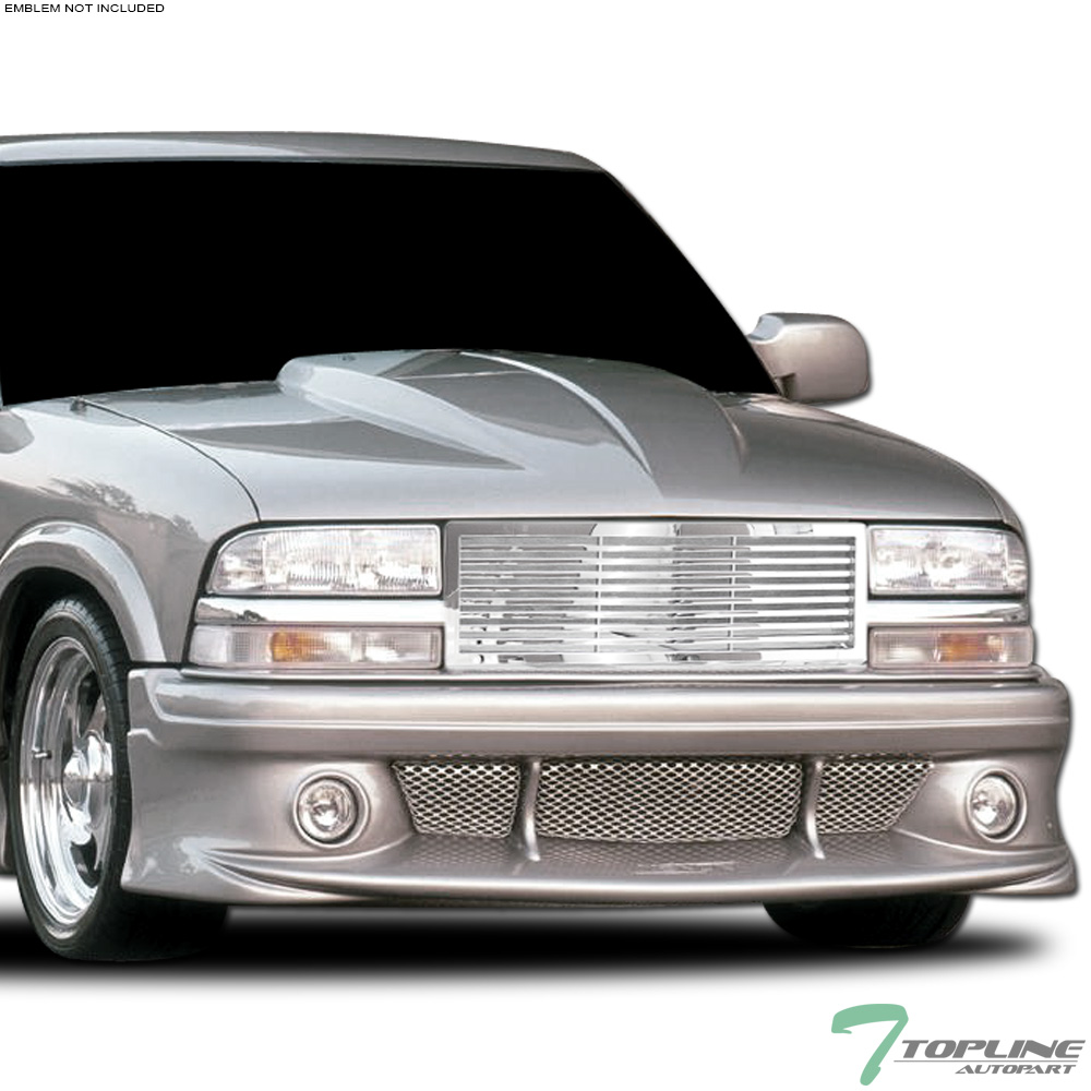 Topline For 1998-2004 S10 Blazer/Pickup Horizontal Front Bumper Grille ...