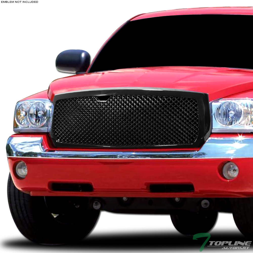 Topline For 2005-2007 Dodge Dakota Mesh Front Hood Bumper Grill Grille ...
