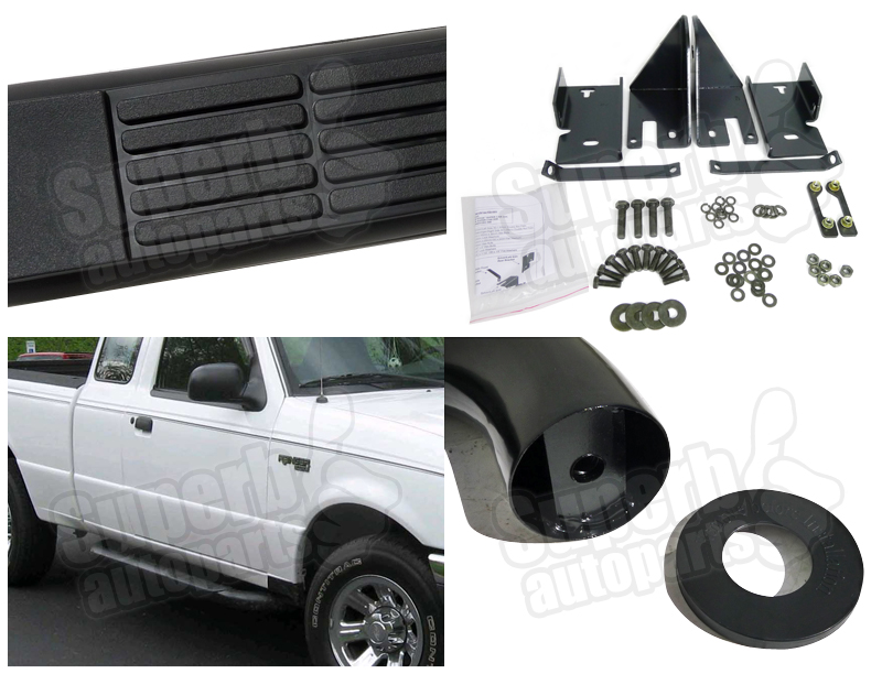 1998-2011 Ford Ranger Super Cab Side Step Nerf Bar S/S Running Boards ...