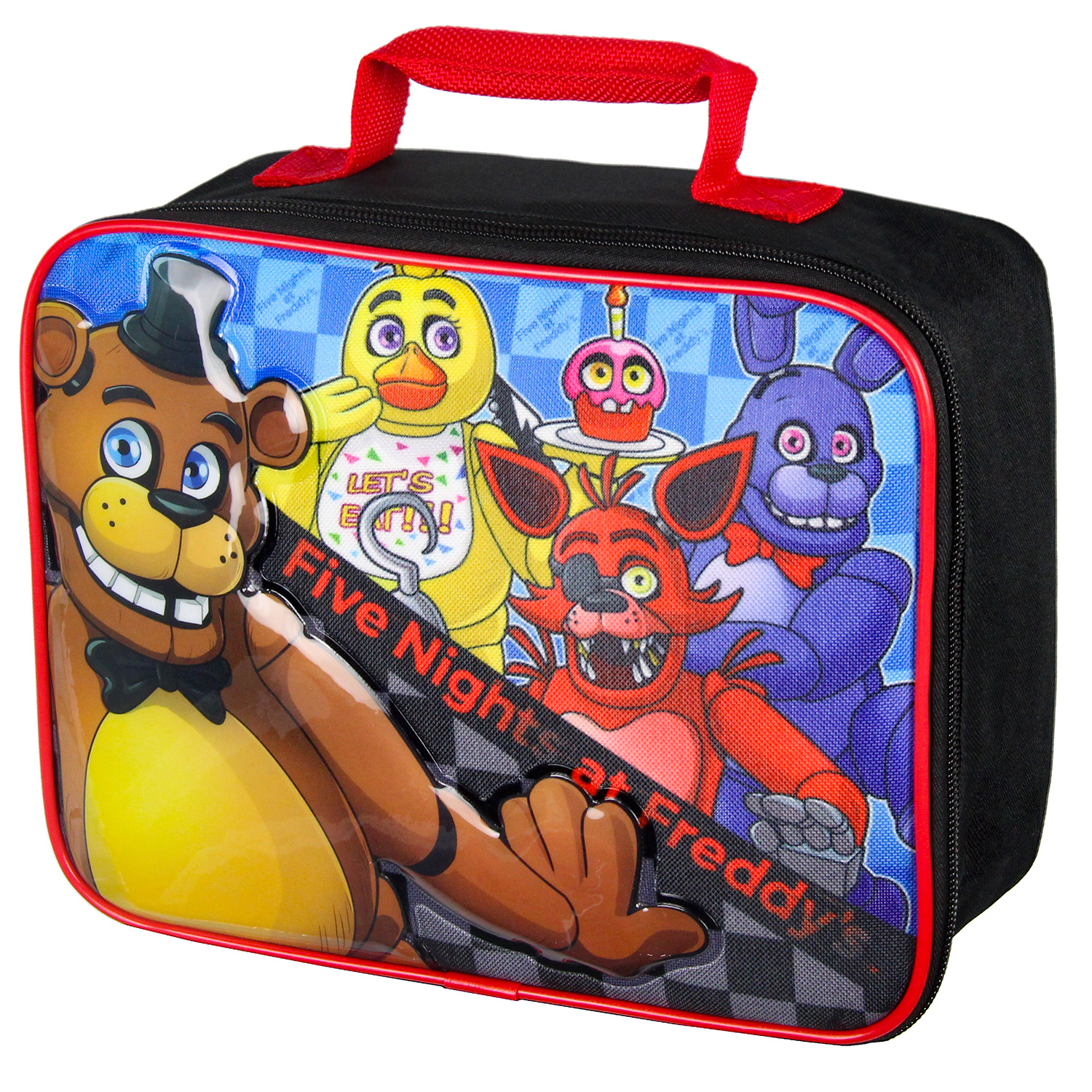 Bioworld Five Night's At Freddy's FNAF Insulated Lunch Box Tote Bag