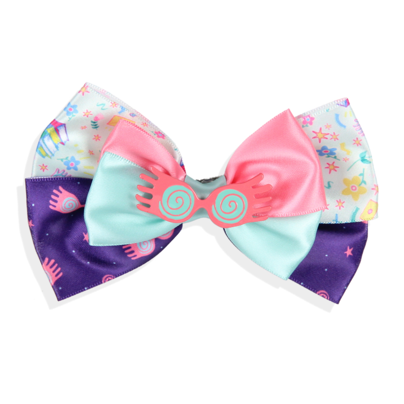 Bioworld Harry Potter Luna Lovegood Glasses Hair Bow Hair Accessories