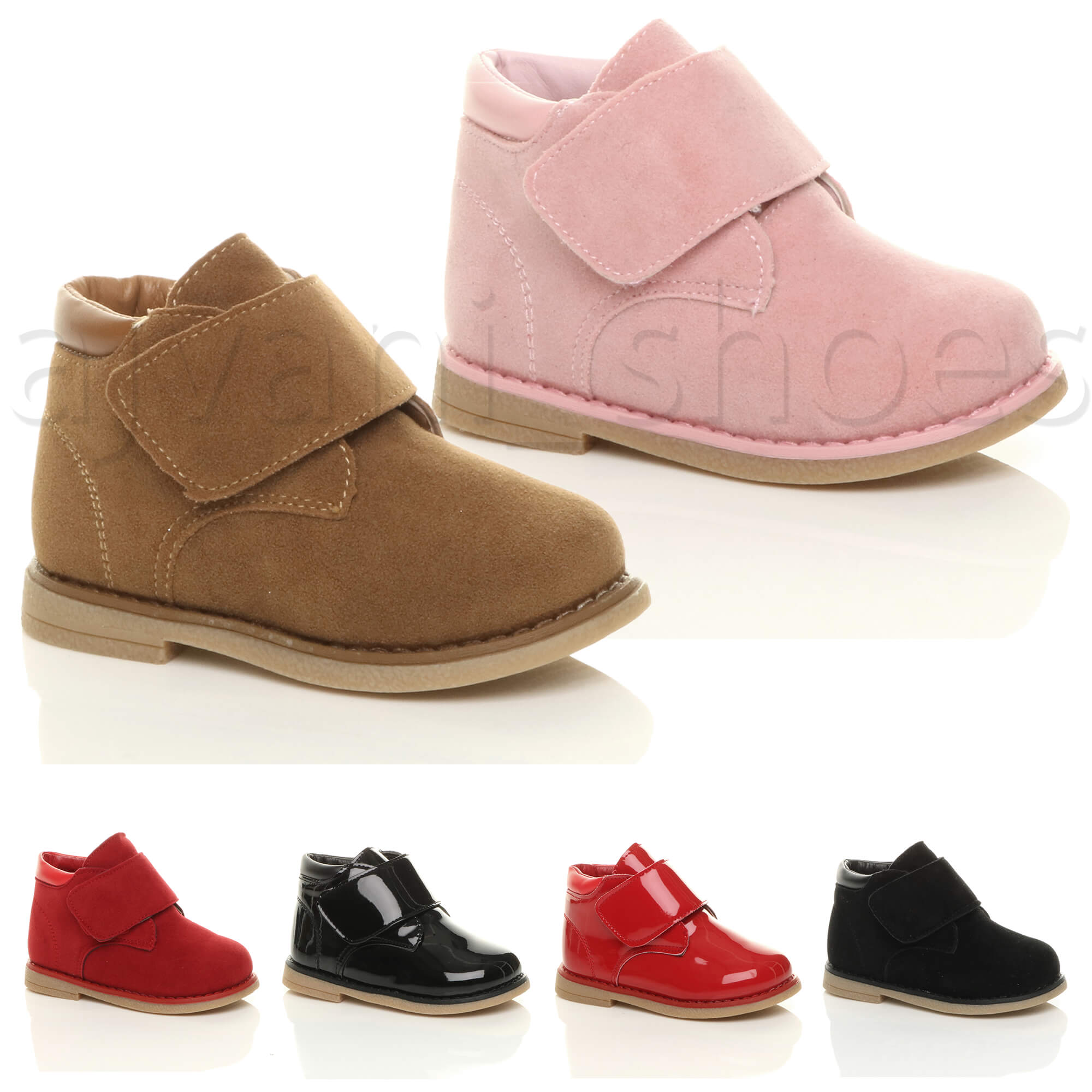 Scarpe Da Deserto Unisex Ragazze Bambini Bambini Con Cinturino Casual Misura