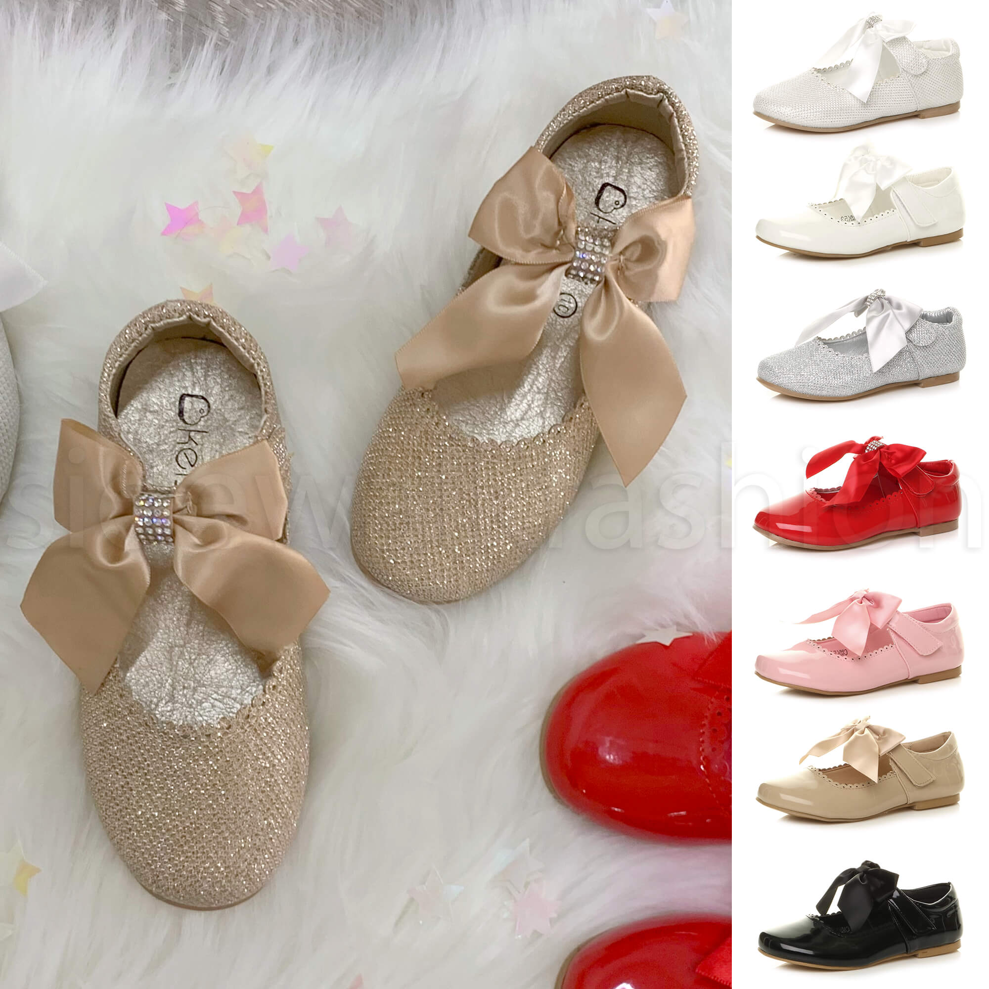 Scarpe con cravatta a nastro fiocco mary jane taglia