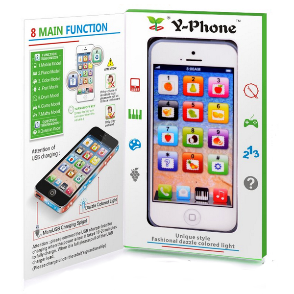 MOBILE PHONE TOY Educational Toys For Kids Children Child Y-Phone ...