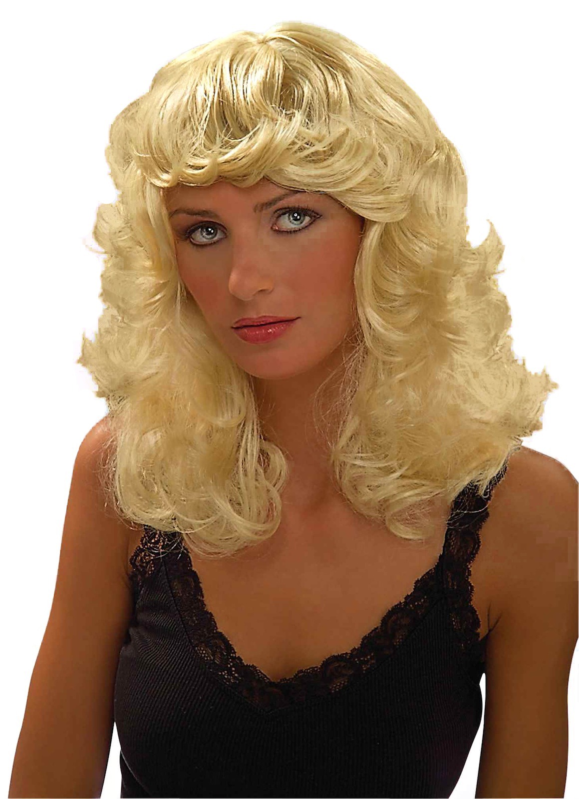Dolly Blonde Beauty Sandy Grease 50s 60s Women Costume Wig