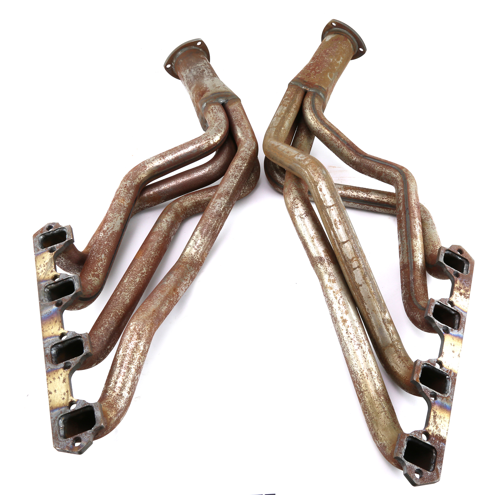 Ford SB 289 302 351 Windsor Mustang 1964-70 Long Tube Raw Exhaust ...