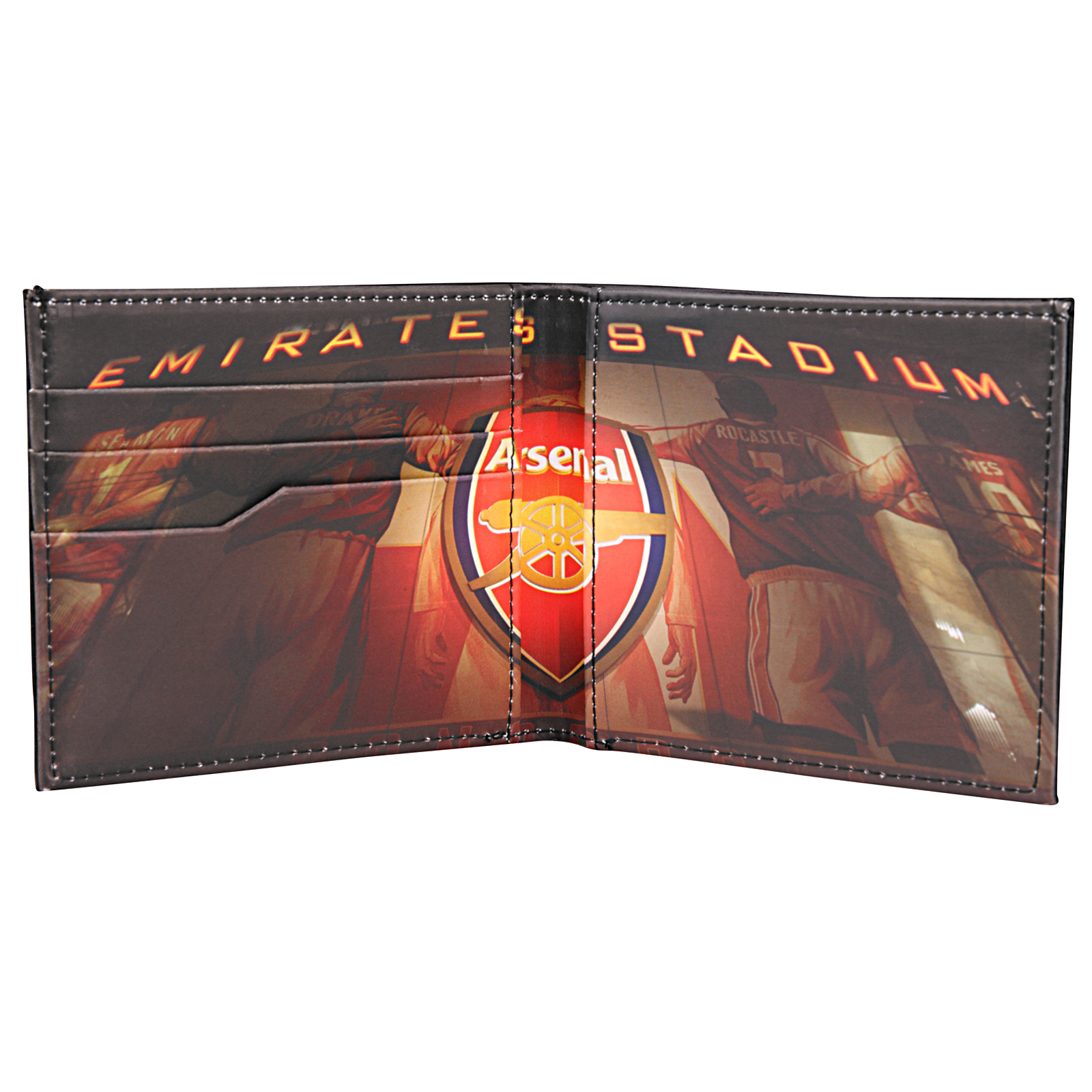 Arsenal Football Club Official Soccer Gift Embossed Crest Wallet Black ...