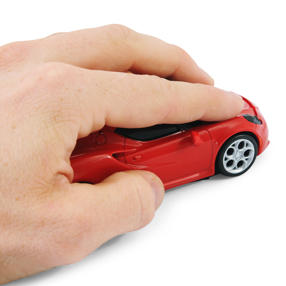 Official Alfa Romeo 4C Sports Car Wireless Laser Computer Mouse - Red ...