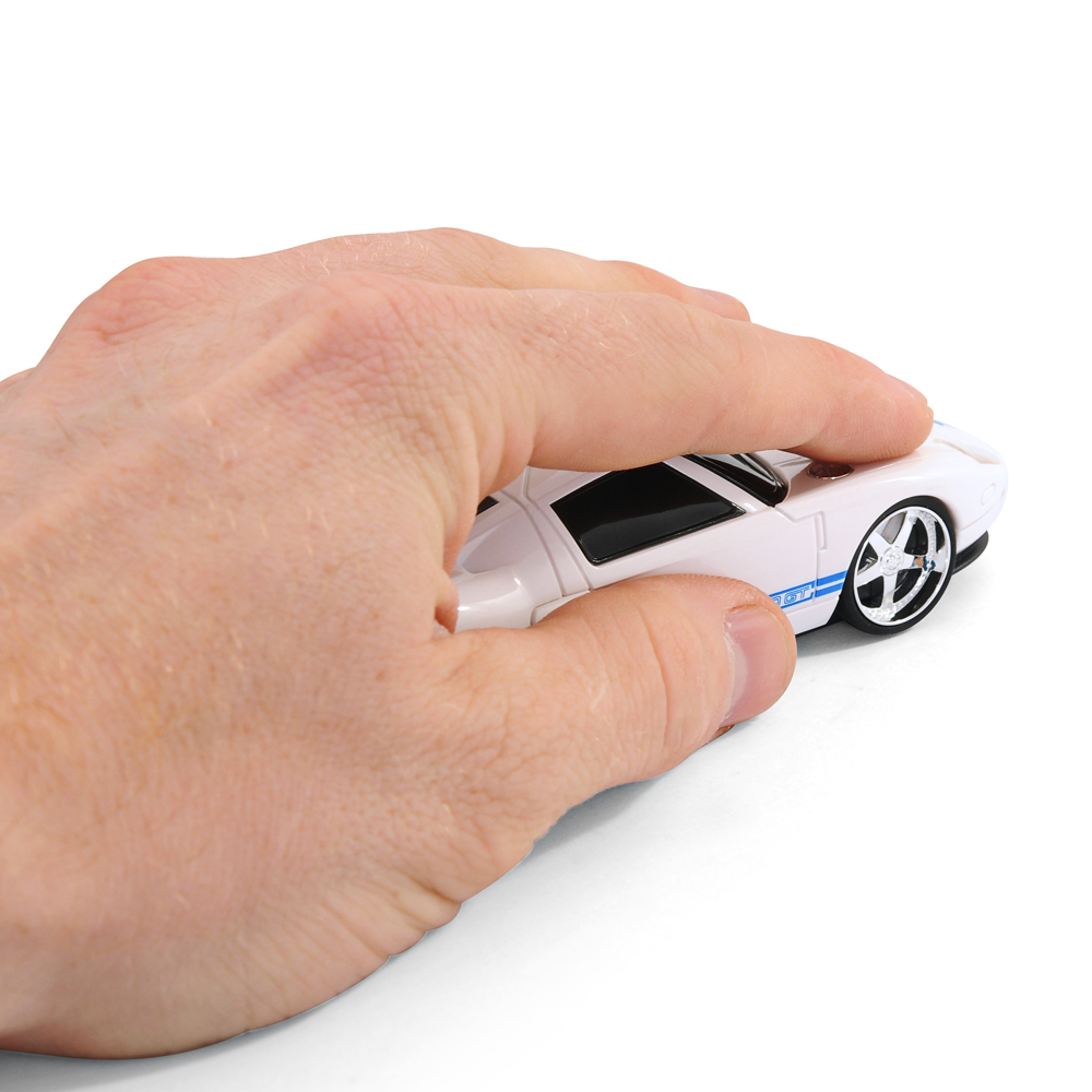 Road Mice Ford GT40 GT Car Wireless Computer Mouse - White | eBay