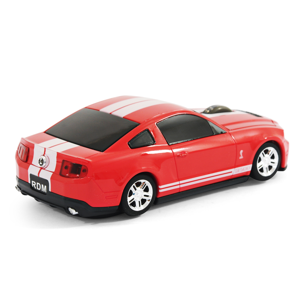 Road Mice Ford Mustang Shelby GT500 Car Wireless Computer Mouse - Red ...