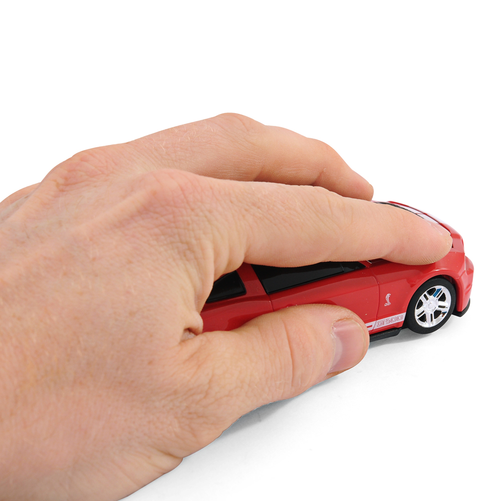 Road Mice Ford Mustang Shelby GT500 Car Wireless Computer Mouse - Red ...