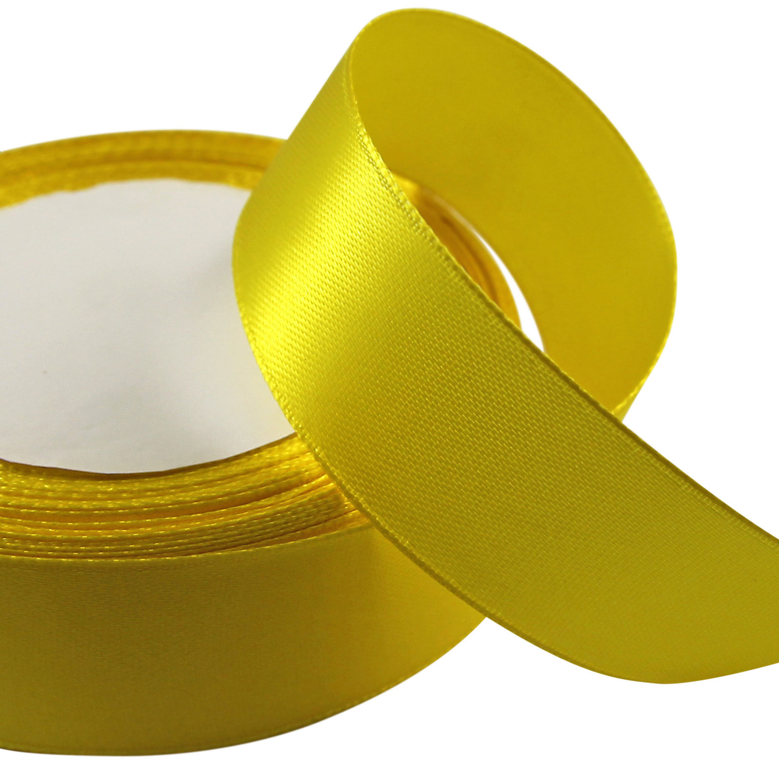 22 Metres SINGLE FACED SIDED SATIN RIBBON 6mm 10mm 15mm 25mm 38mm ...
