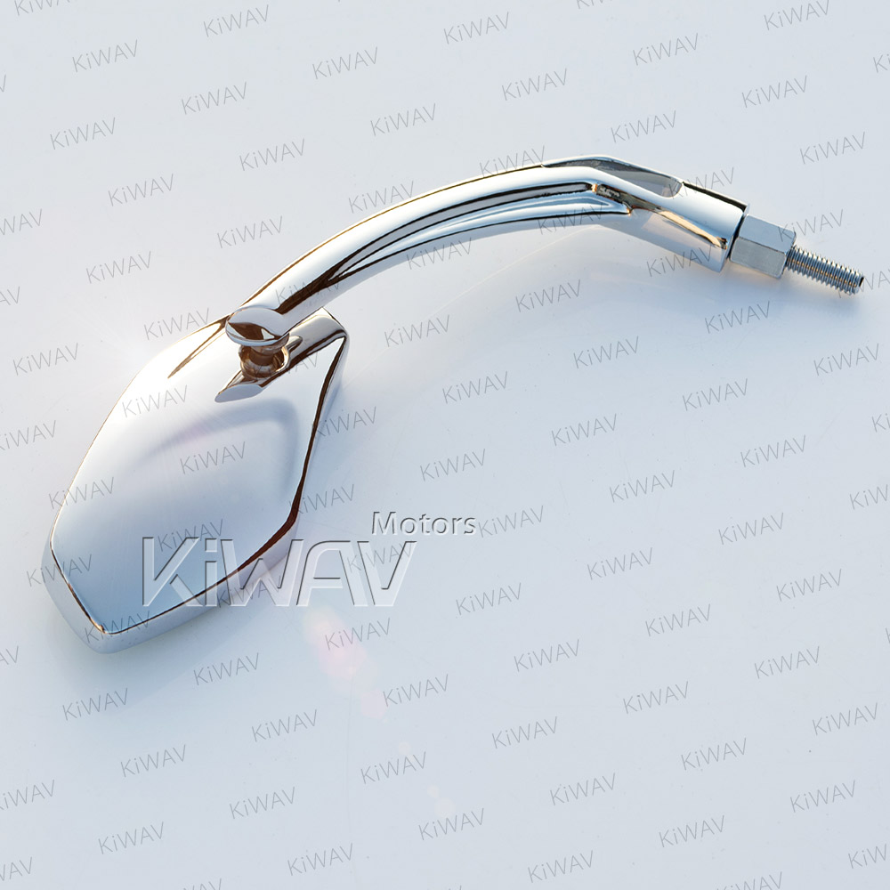 MEDUSA- WING MIRRORS chrome plated snake headed blue-tinted fits ...