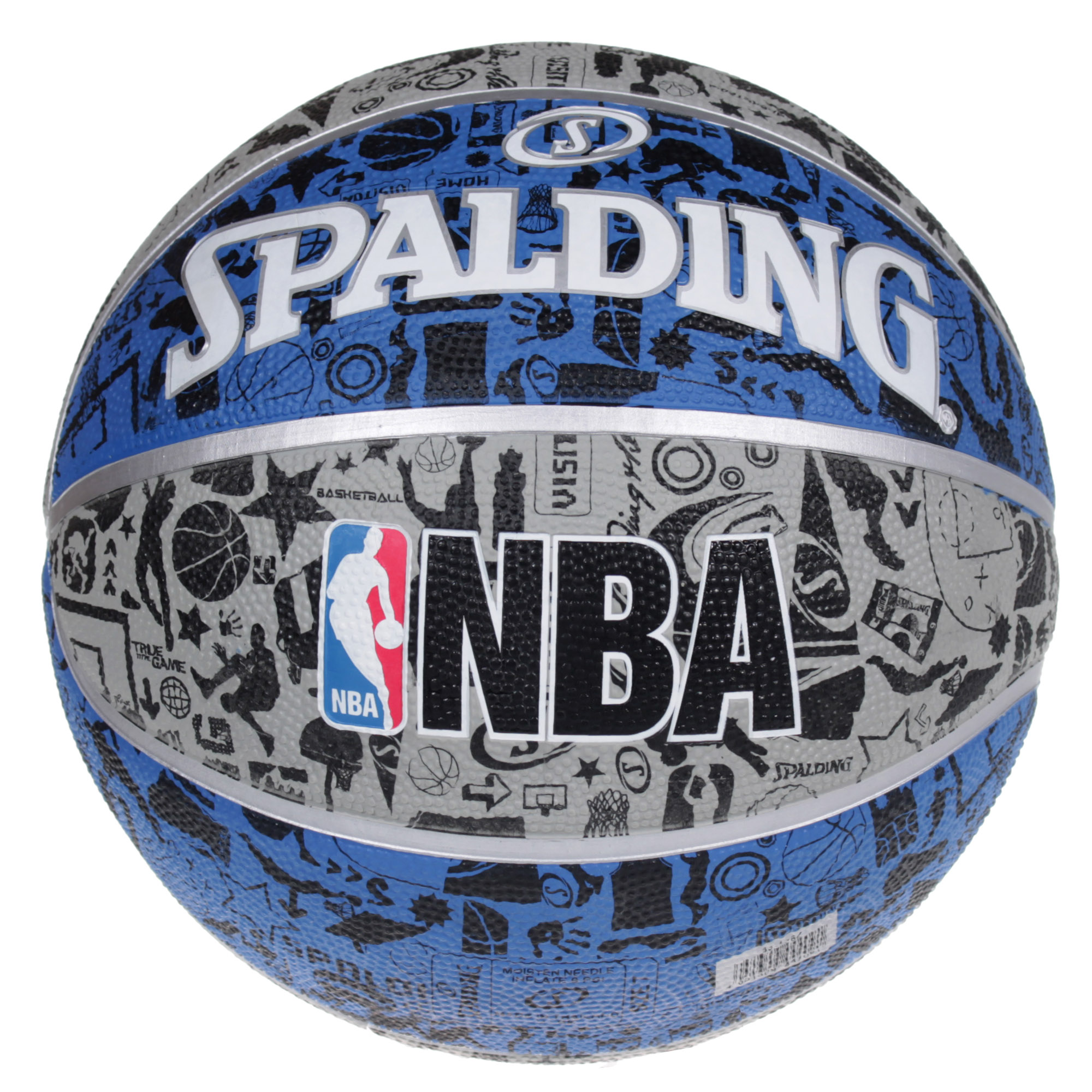 SPALDING NBA Graffiti Rubber Outdoor Basketball Blue Size 7 | eBay