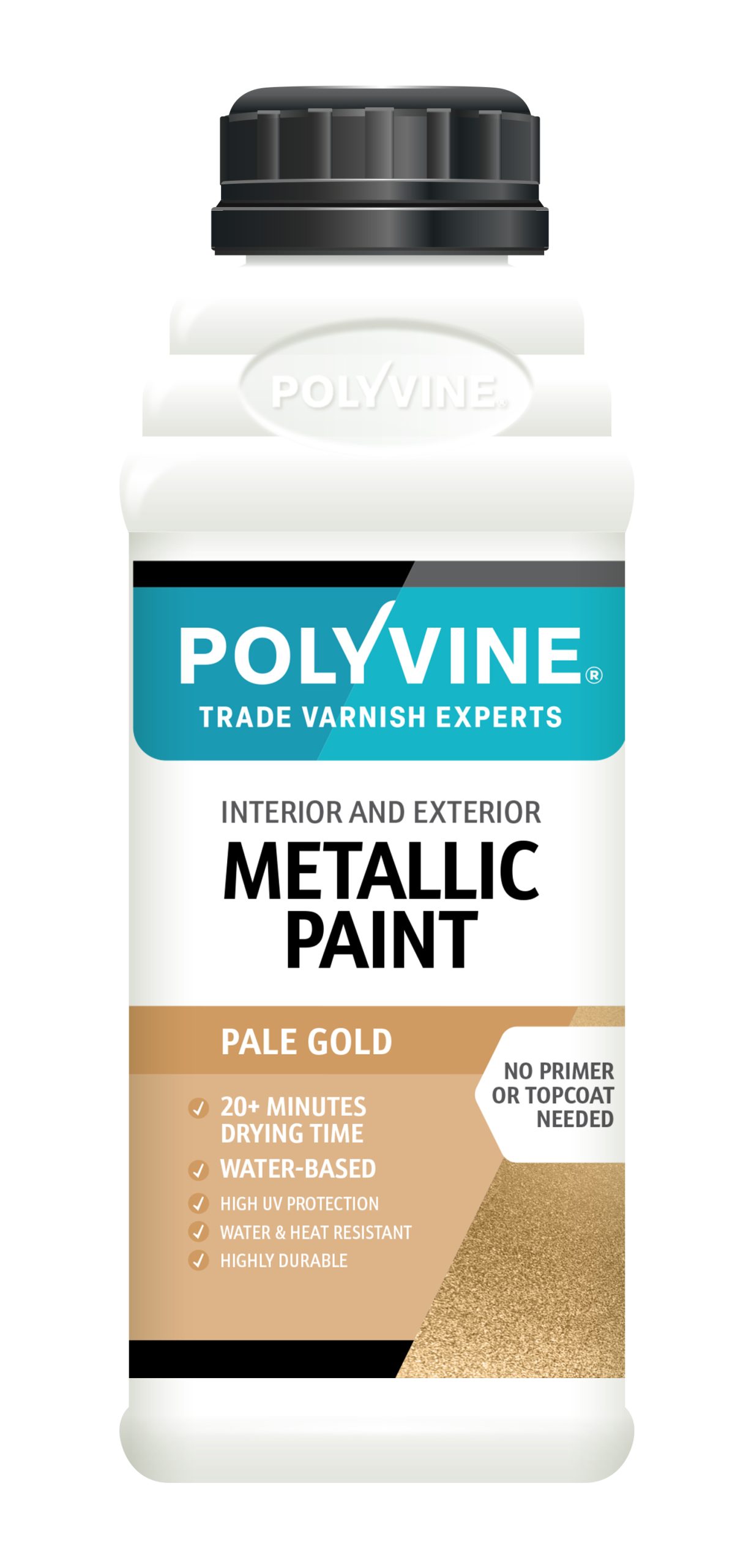Polyvine Acrylic Metallic Paint - All Colours and Sizes | eBay UK