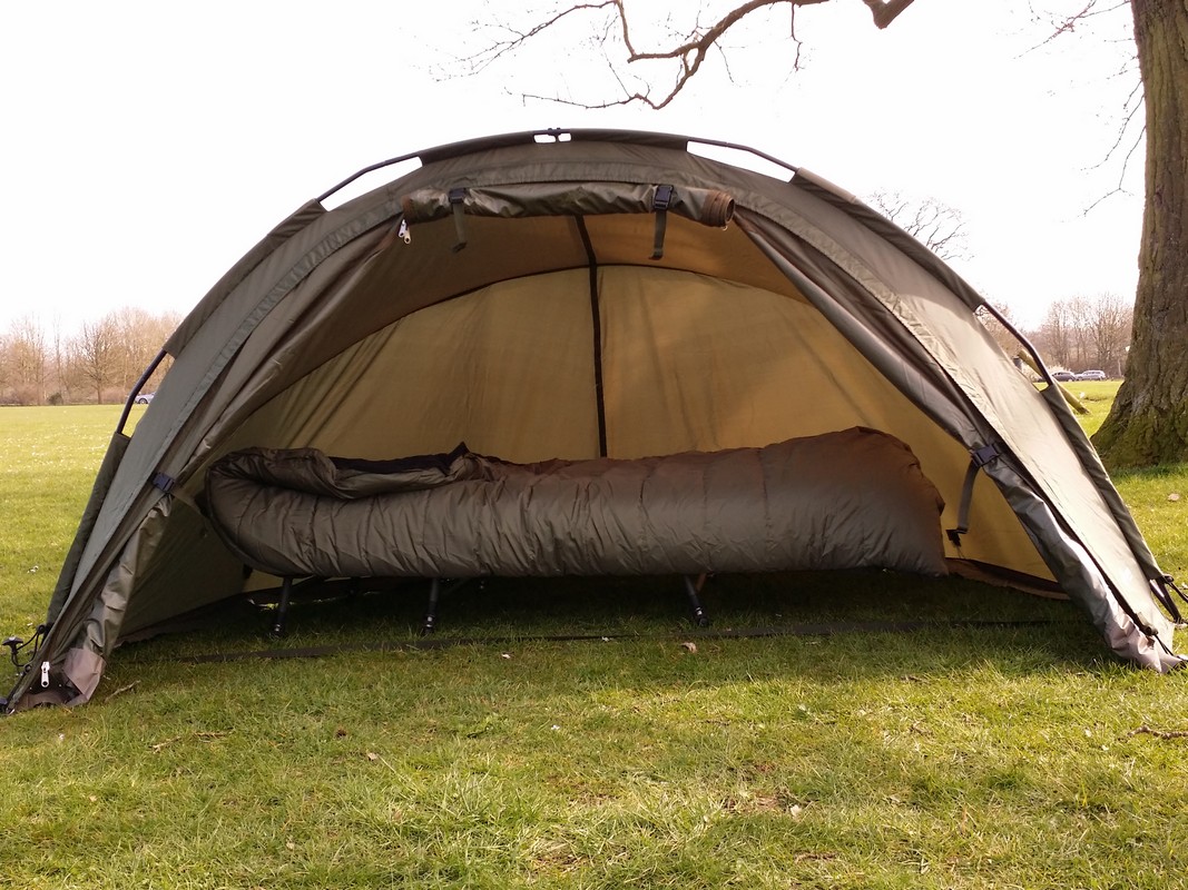 Cyprinus fast erect 2 rib 1 Man Carp Course Fishing Bivvy Tent Shelter ...